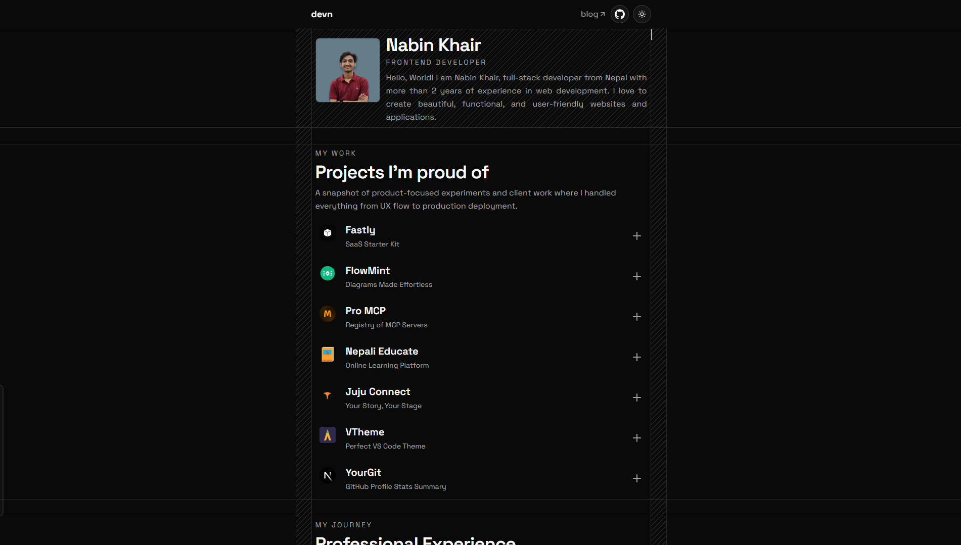 Nabin Khair | Full Stack Developer